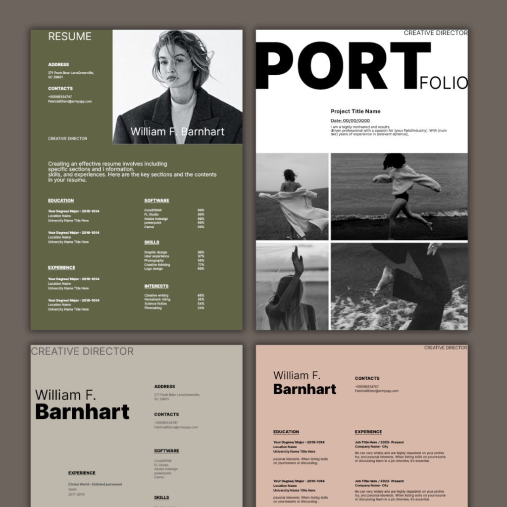 professional Resume, Cover Letter, And Portfolio Template. - MasterBundles