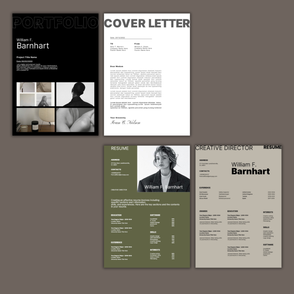 professional Resume, Cover Letter, And Portfolio Template. - MasterBundles