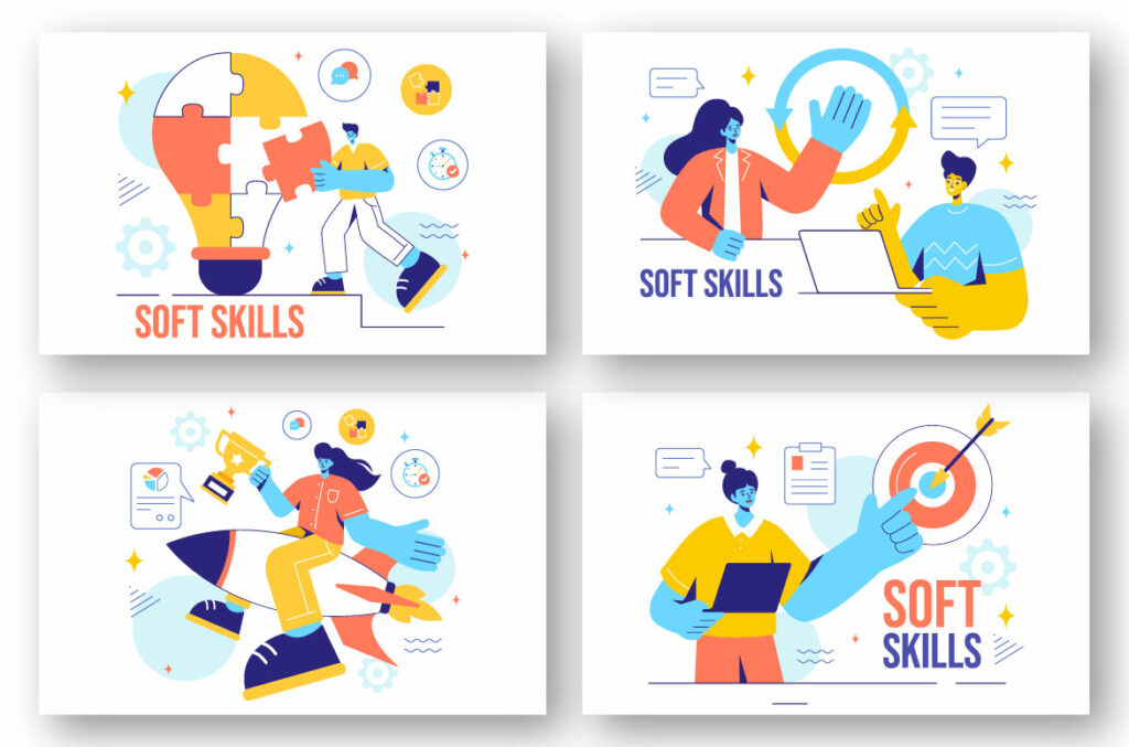 13 Soft Skills Vector Illustration - MasterBundles
