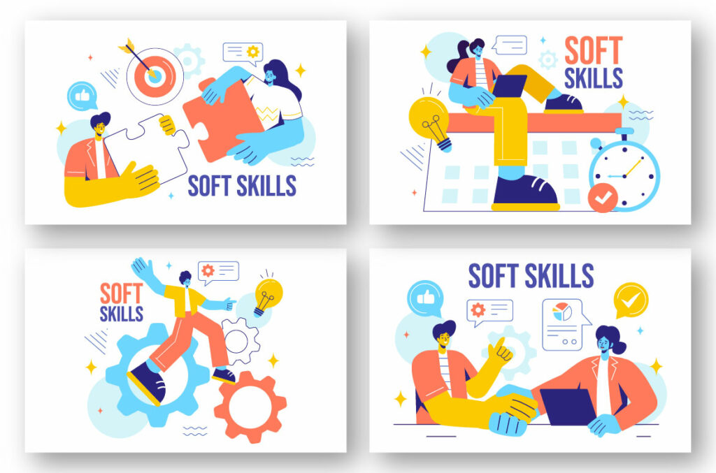 13 Soft Skills Vector Illustration - MasterBundles