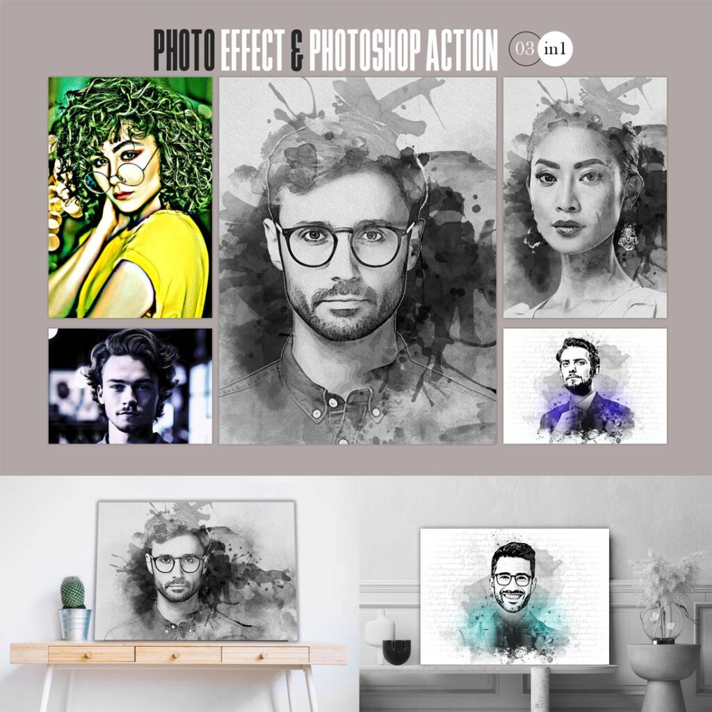 Editable Awesome Photoshop Photo Effect - MasterBundles