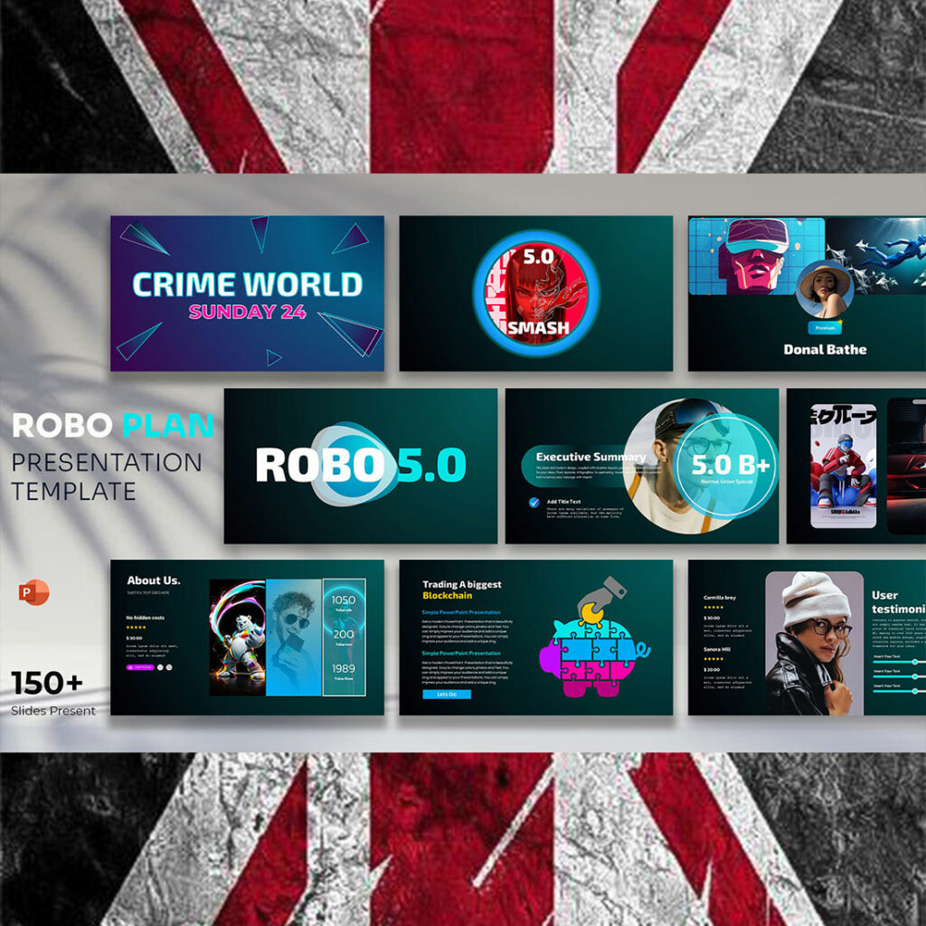 Robo Plan PowerPoint Presentation Template - MasterBundles