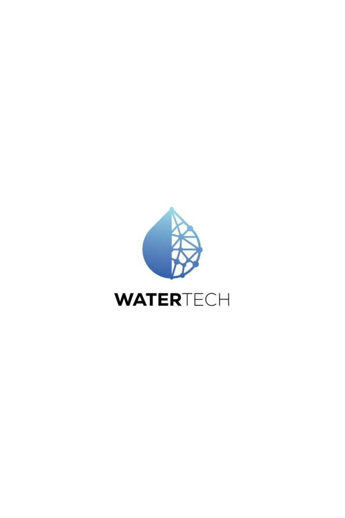 Professional Water Drop Technology Logo design - MasterBundles
