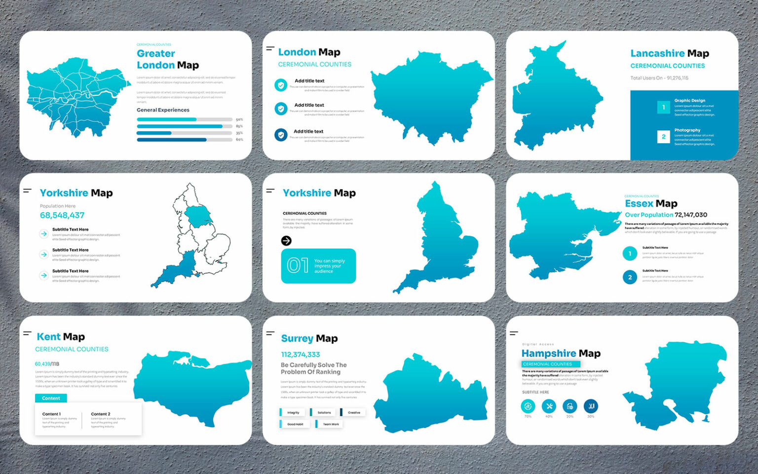 UK Map Keynote Presentation Template - MasterBundles
