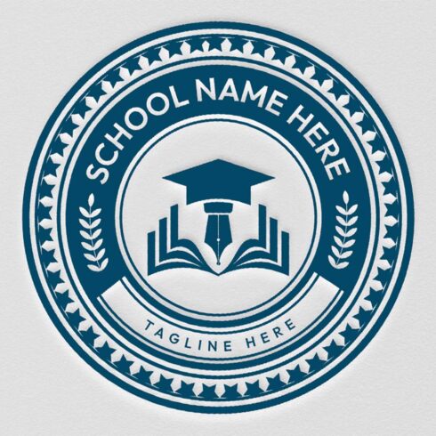 School Logo Design - 100% Editable in Illustrator | Professional ...