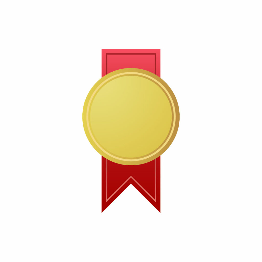 Ribbon Medal icon logo design Award logo, Vector design template ...