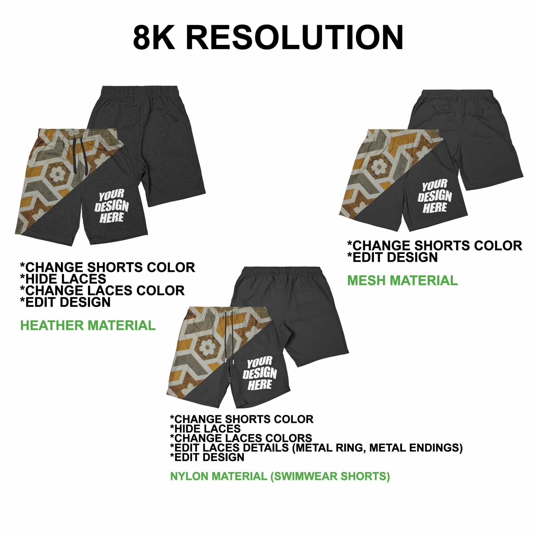 Apparel Shorts Mockup Pack - MasterBundles