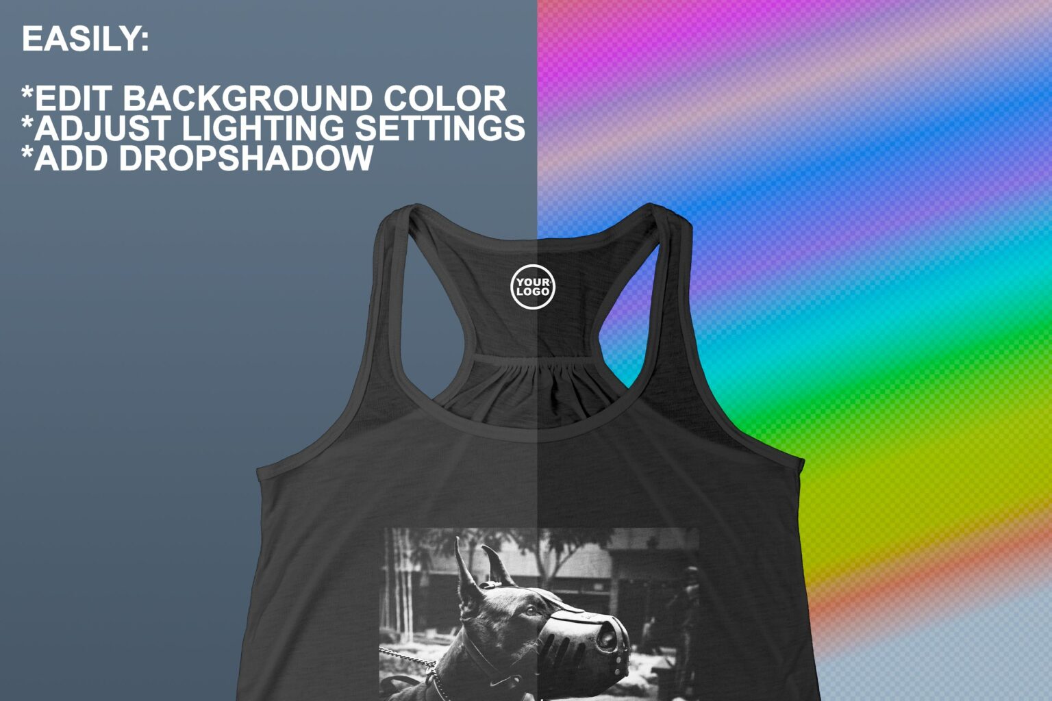 Bella Canvas B8800 Tshirt Mockup - MasterBundles