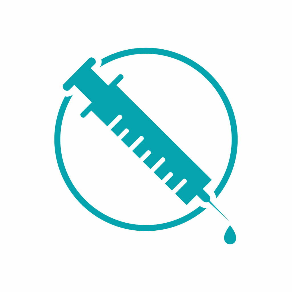Medical Syringe Injection Logo design Concept, Vector illustration ...