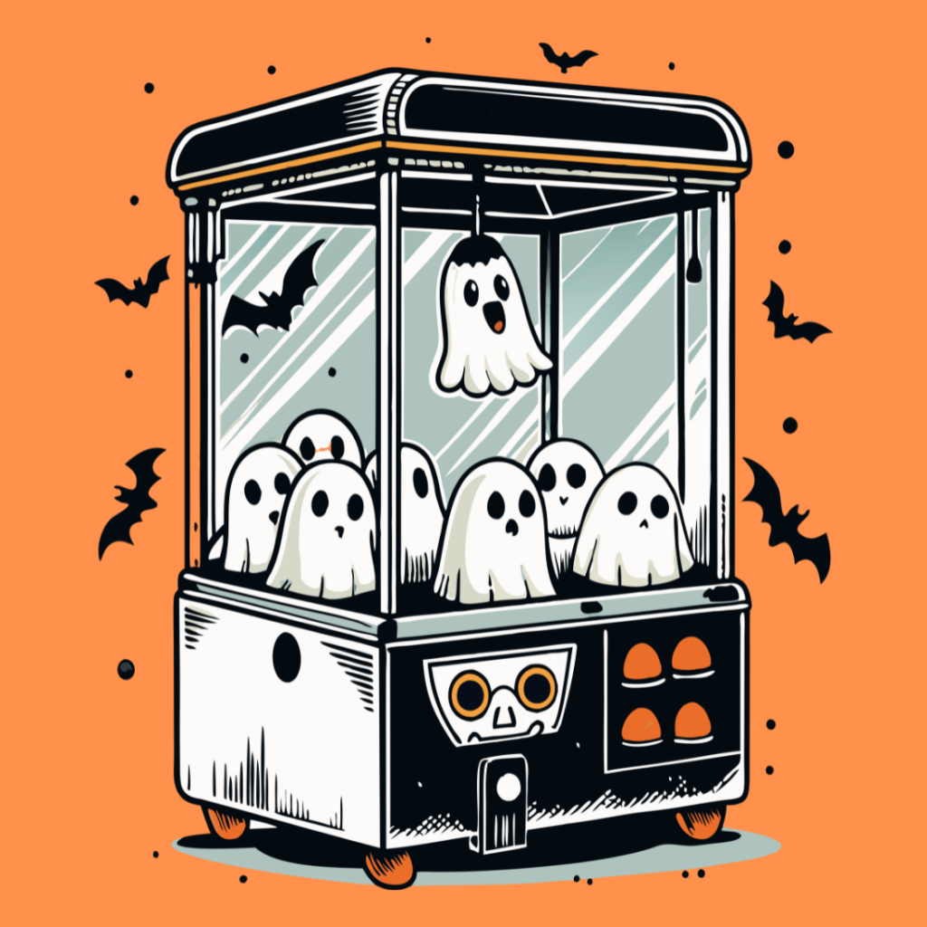 Halloween Ghost Claw Machine - MasterBundles