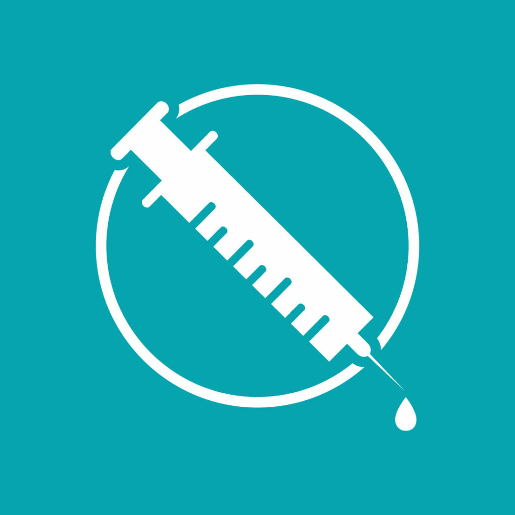 Medical Syringe Injection Logo design Concept, Vector illustration ...