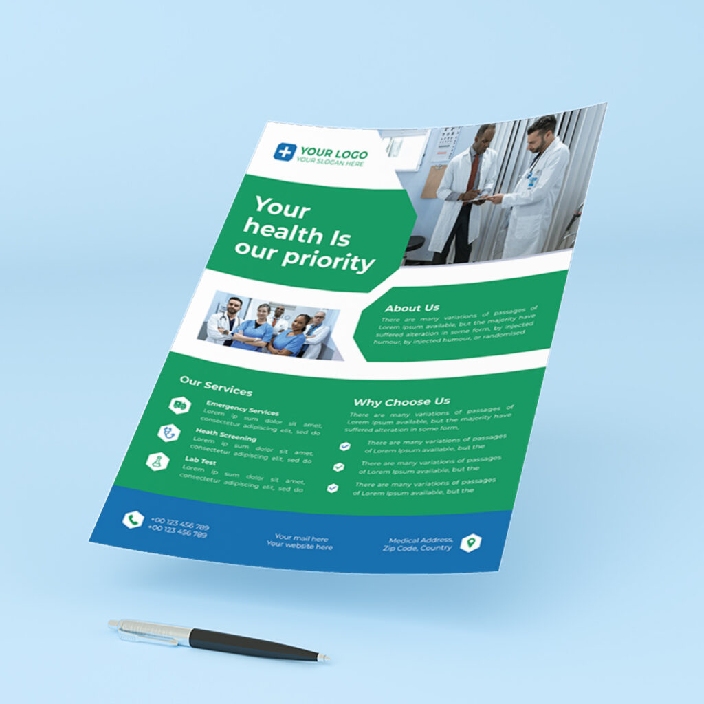 Medical and Healthcare Flyer - MasterBundles