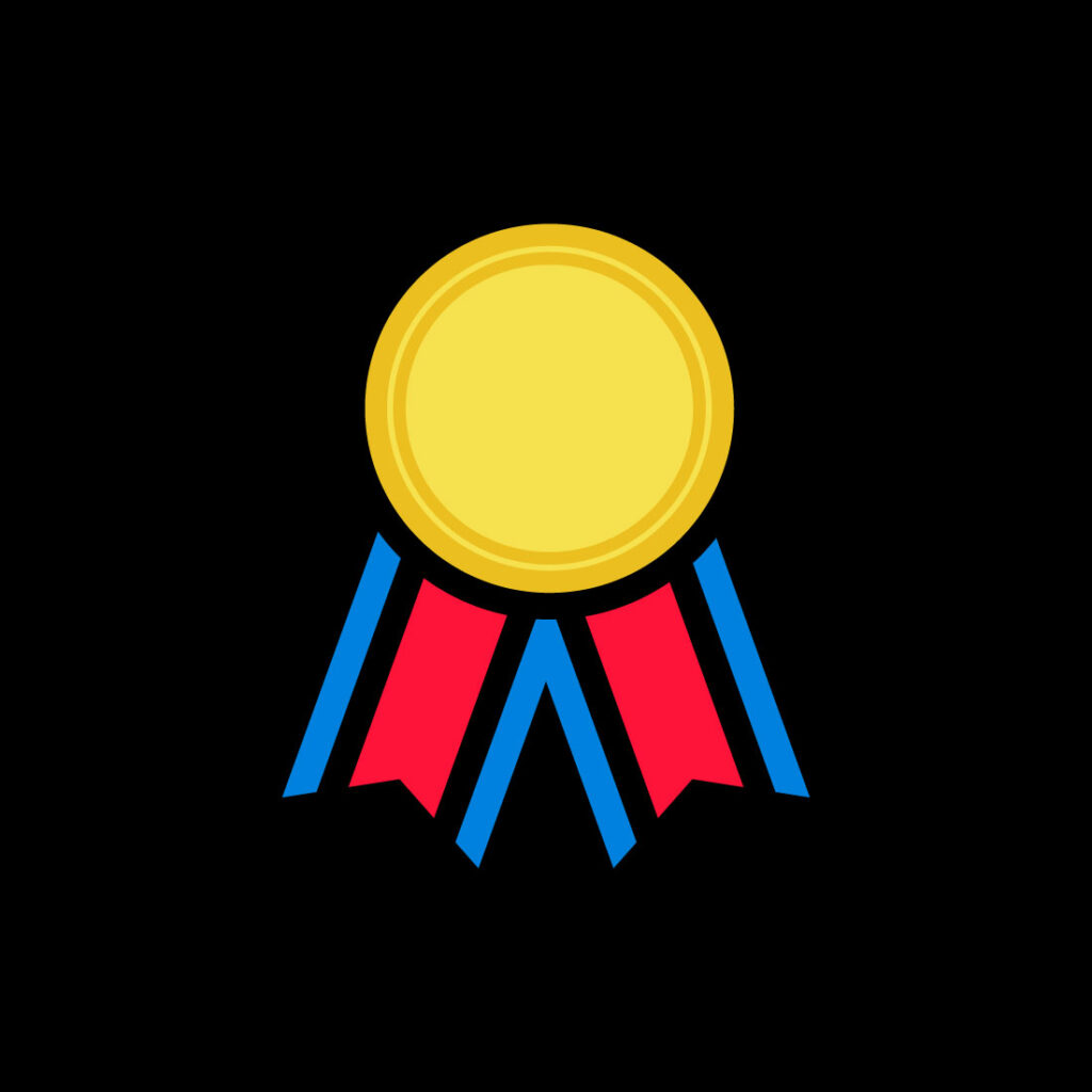 Ribbon Medal icon logo design Award logo, Vector design template ...