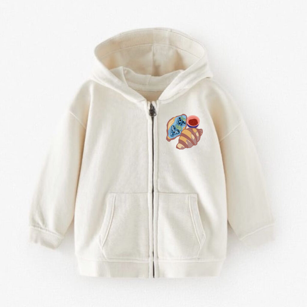 Croissant with blueberries and jam - MasterBundles