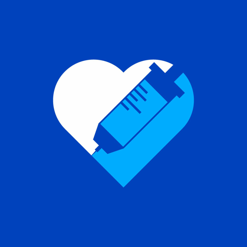 Medical Syringe Injection Logo design Concept, Vector illustration ...