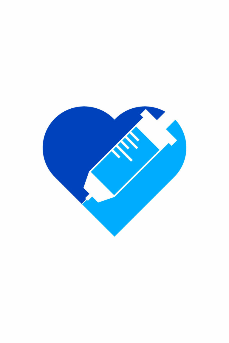 Medical Syringe Injection Logo design Concept, Vector illustration ...