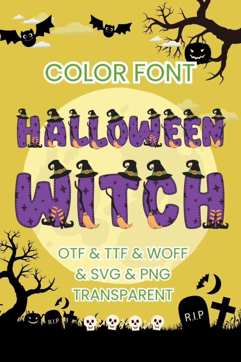 Halloween Witch Font - MasterBundles