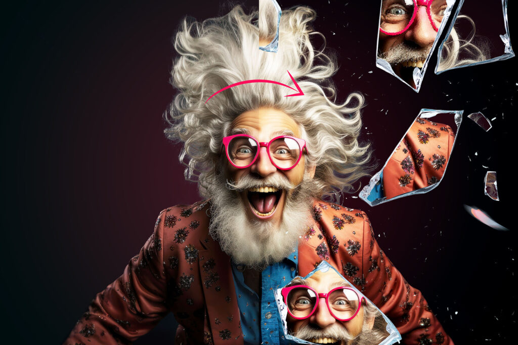 Mirror Broken Glass Photo Effect - MasterBundles