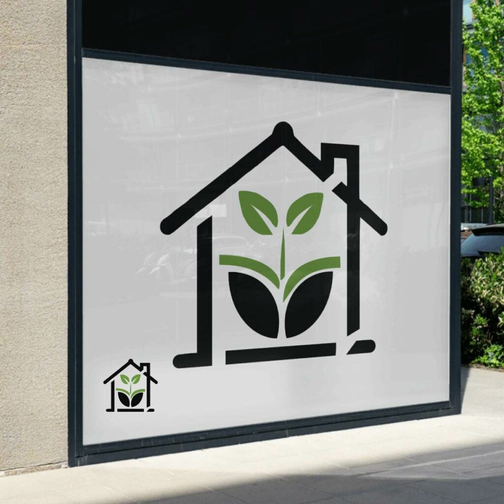 CREATIVE HOUS Farming logo with icon design - MasterBundles