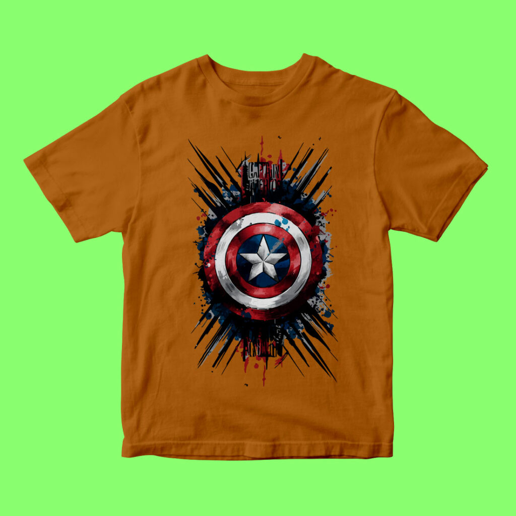 SUPERHERO T SHIRT DESIGN BUNDLE - MasterBundles