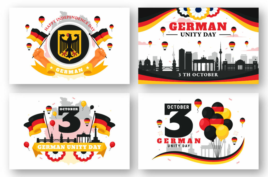 12 German Unity Day Illustration - MasterBundles