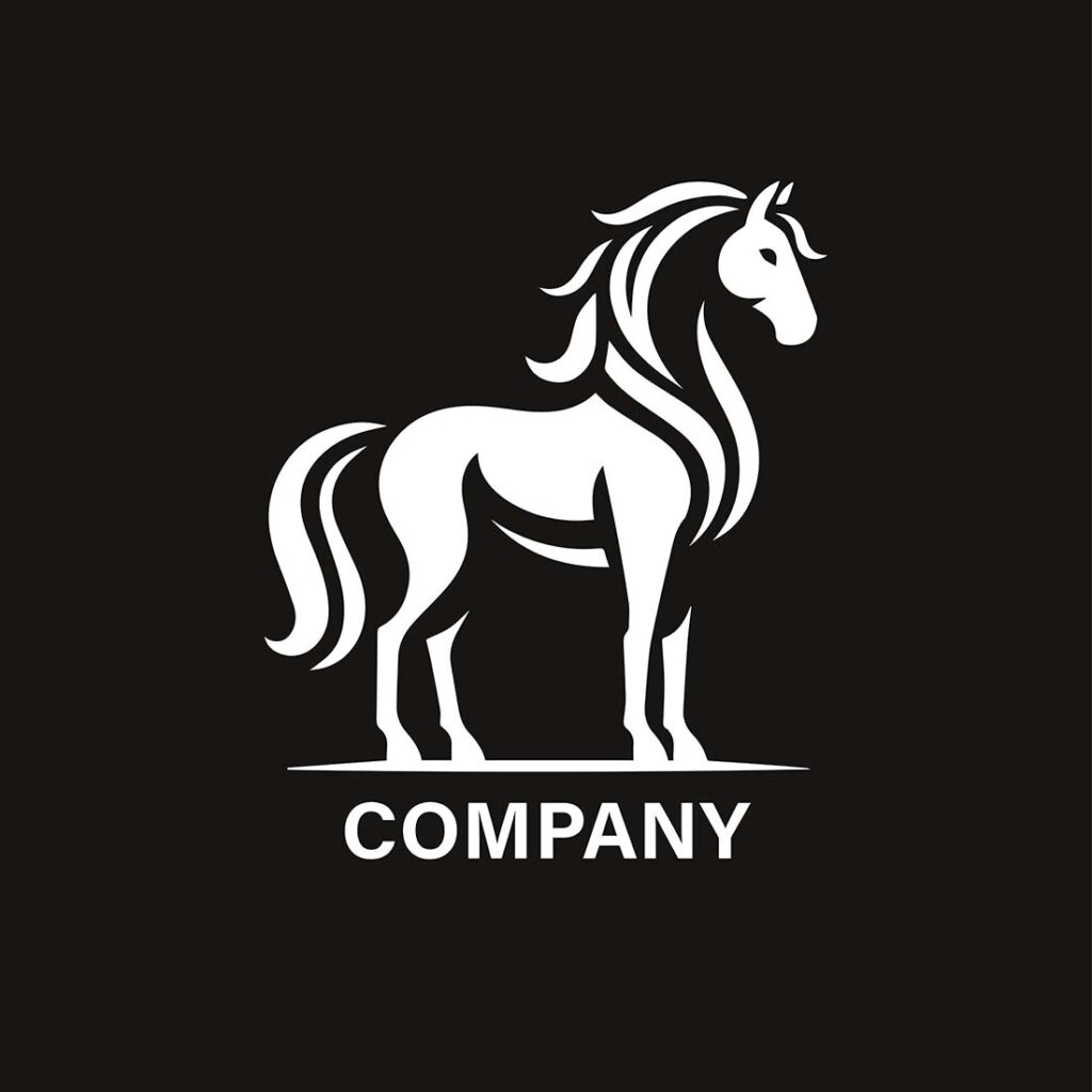horse logo design horse head logo design horse riding logo design ...