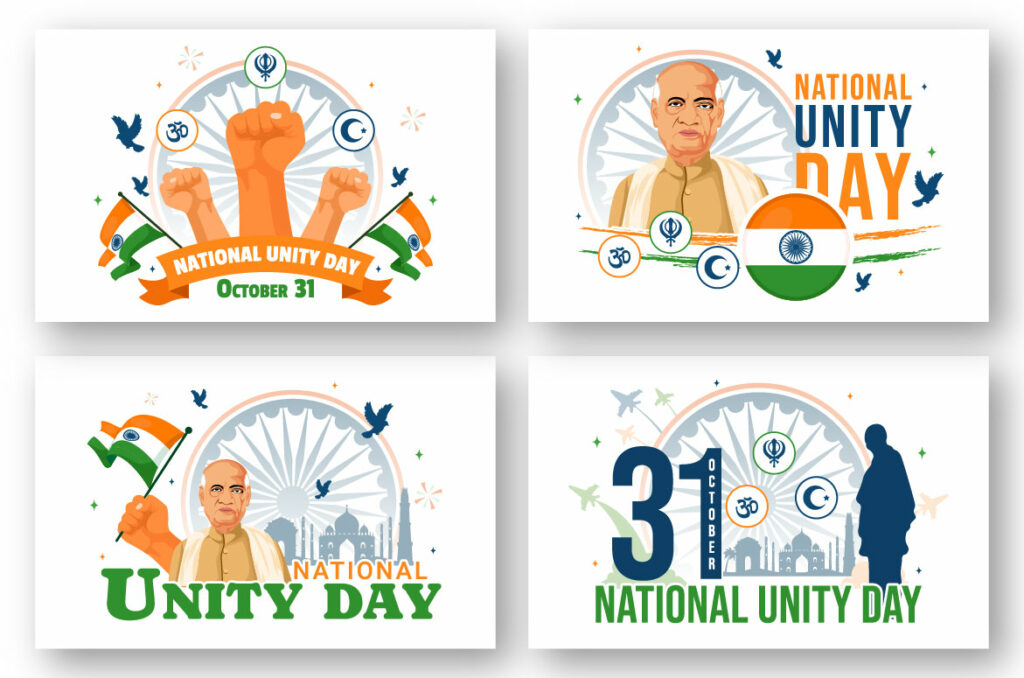 9 National Unity Day in India Illustration - MasterBundles