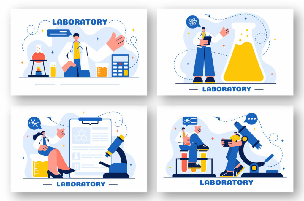 18 Laboratory Science Illustration - MasterBundles
