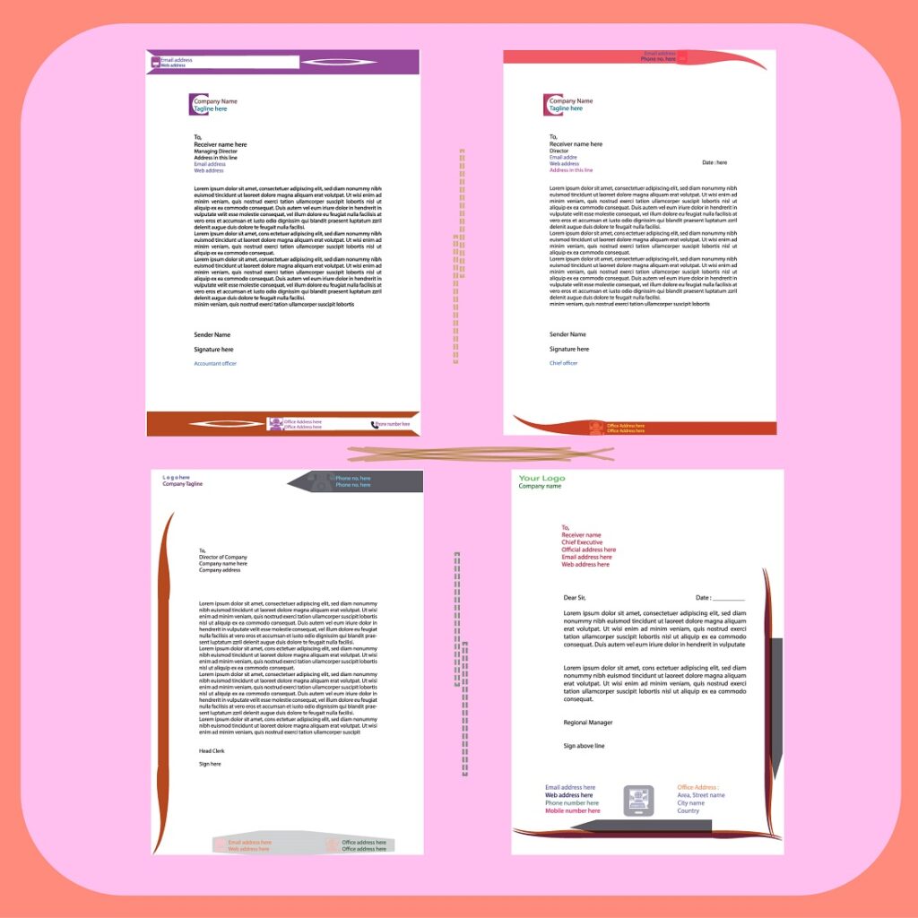 Letterhead Bundle Design - MasterBundles