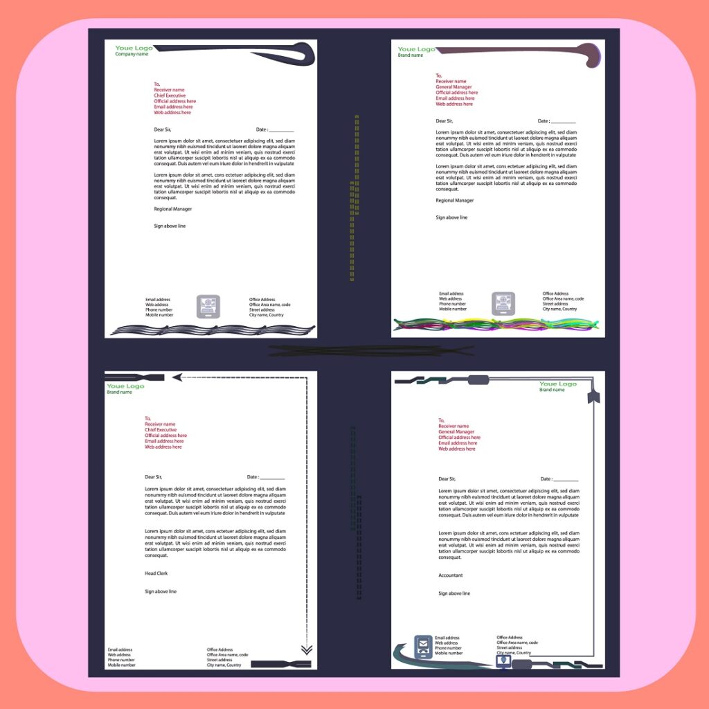 Letterhead Bundle Design - MasterBundles