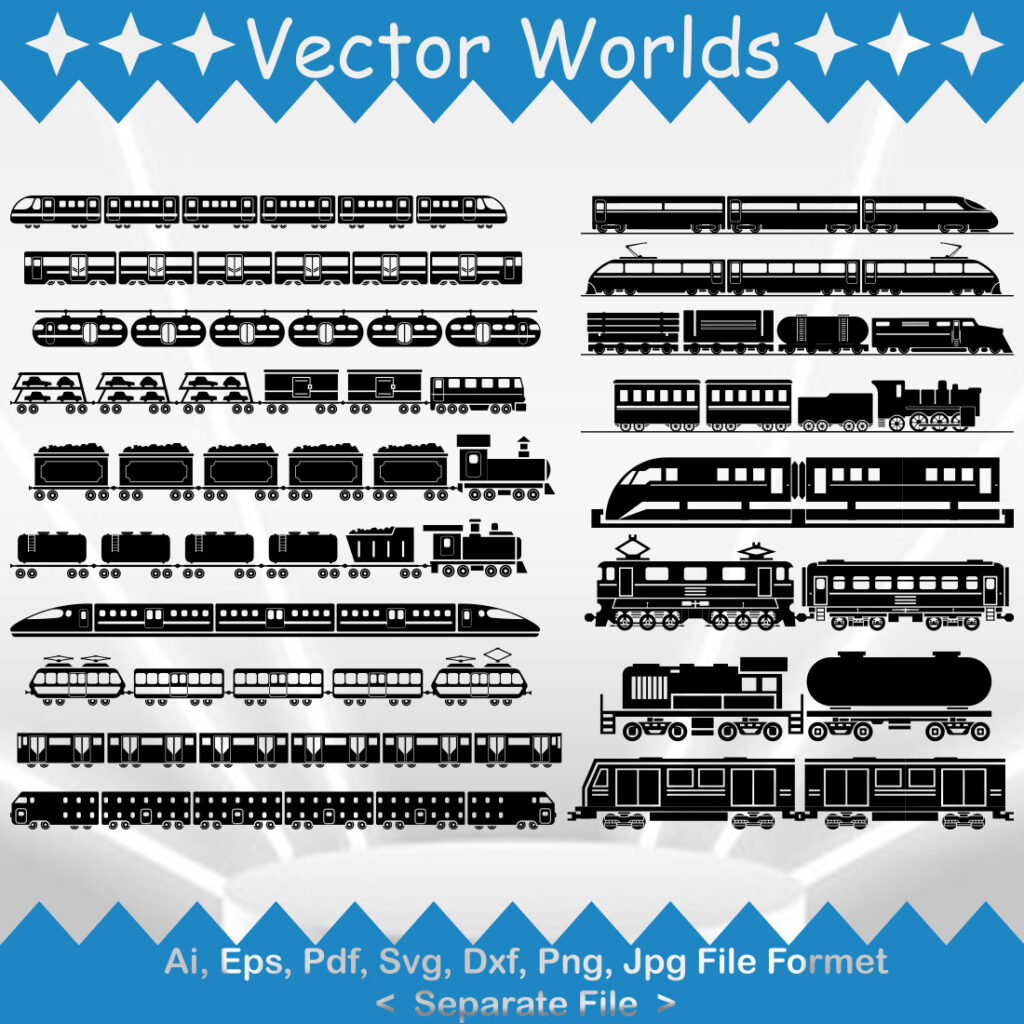 Train Compartment SVG Vector Design - MasterBundles