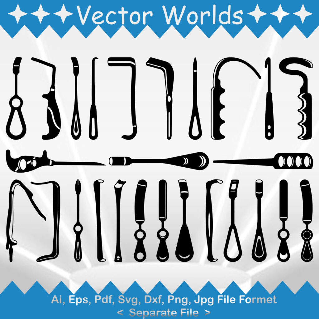 Right Angled Retractor SVG Vector Design - MasterBundles