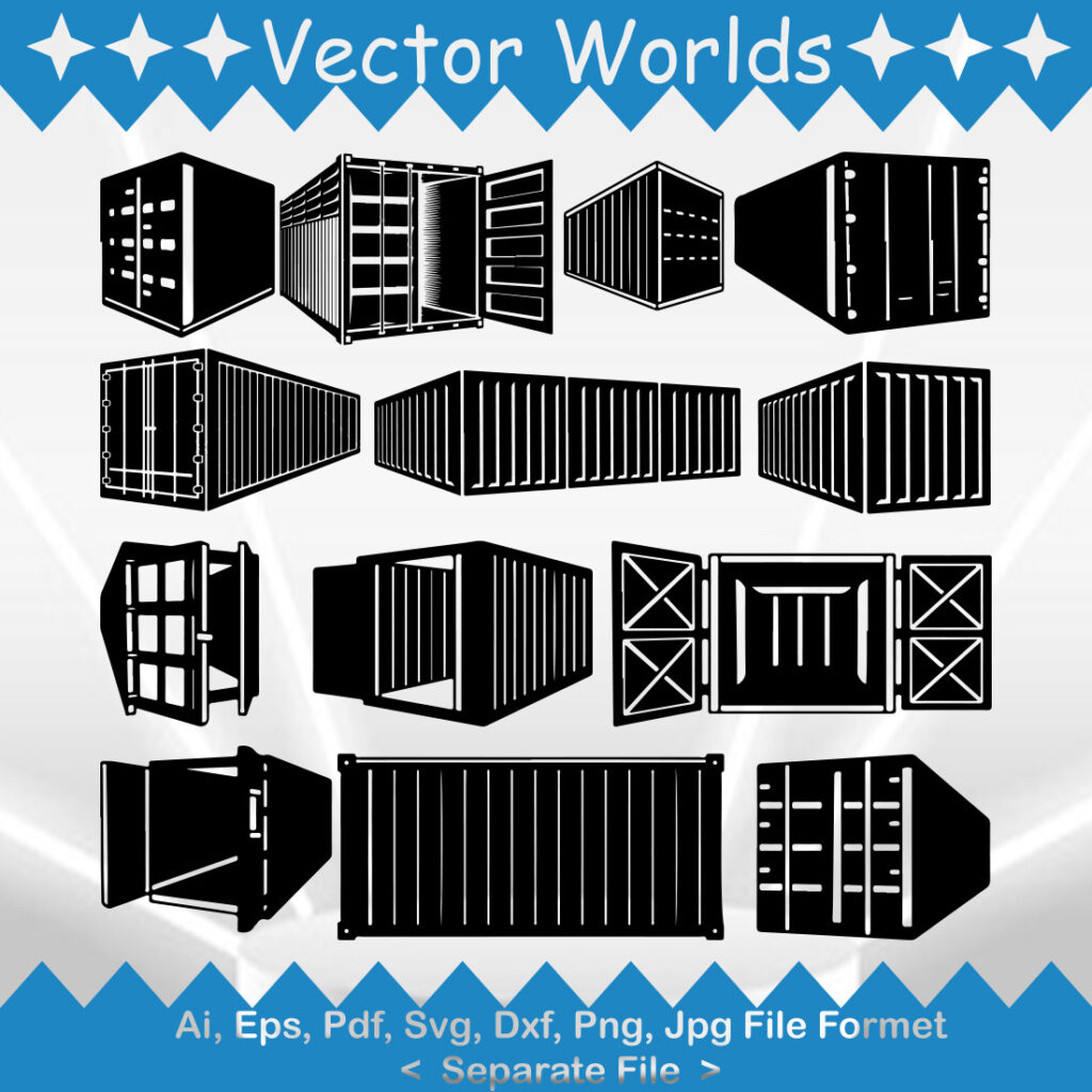 Container Shipping SVG Vector Design - MasterBundles