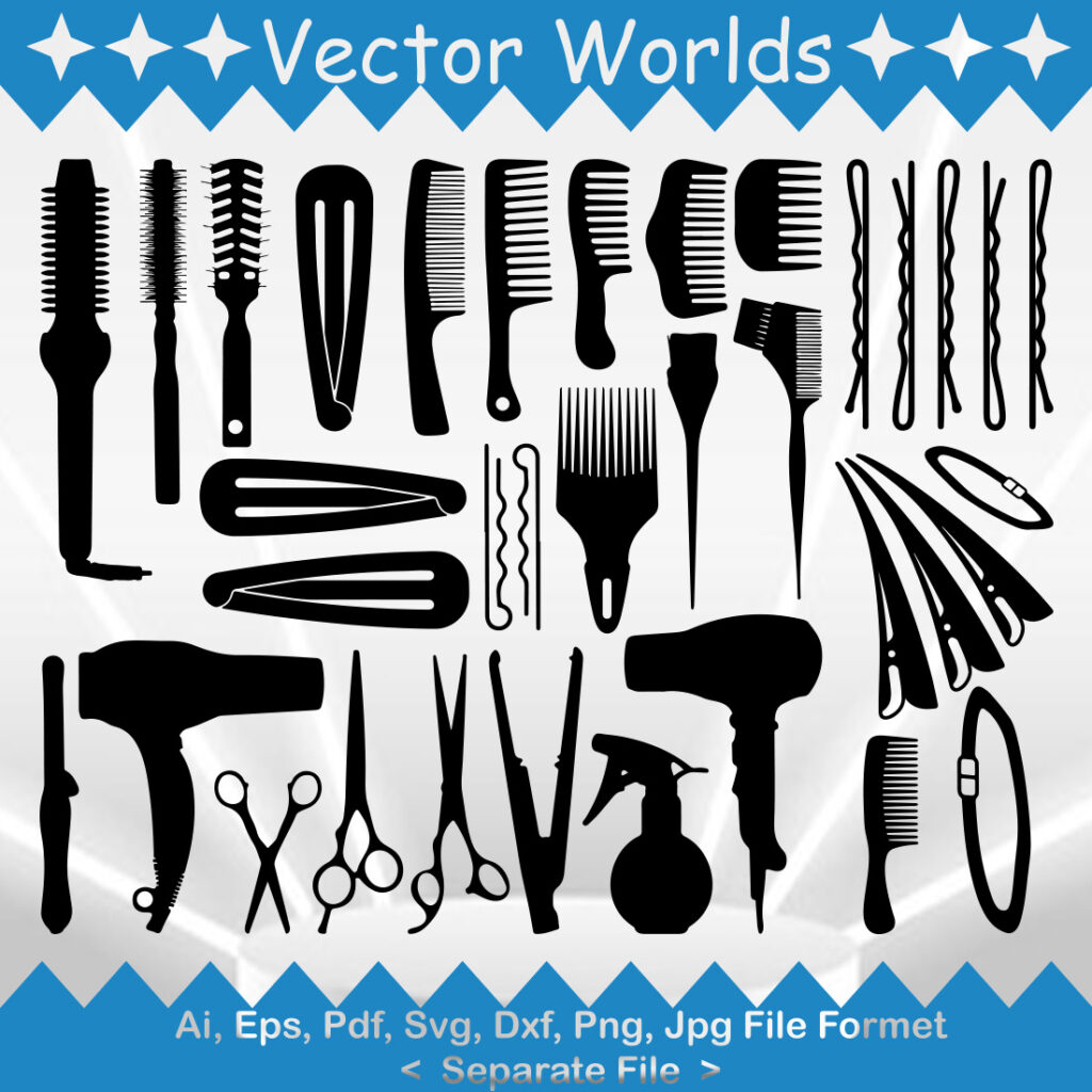 Hair Accessories SVG Vector Design - MasterBundles