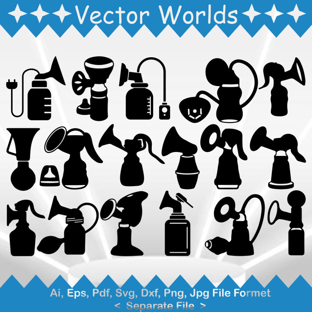 Breast Pumps SVG Vector Design - MasterBundles