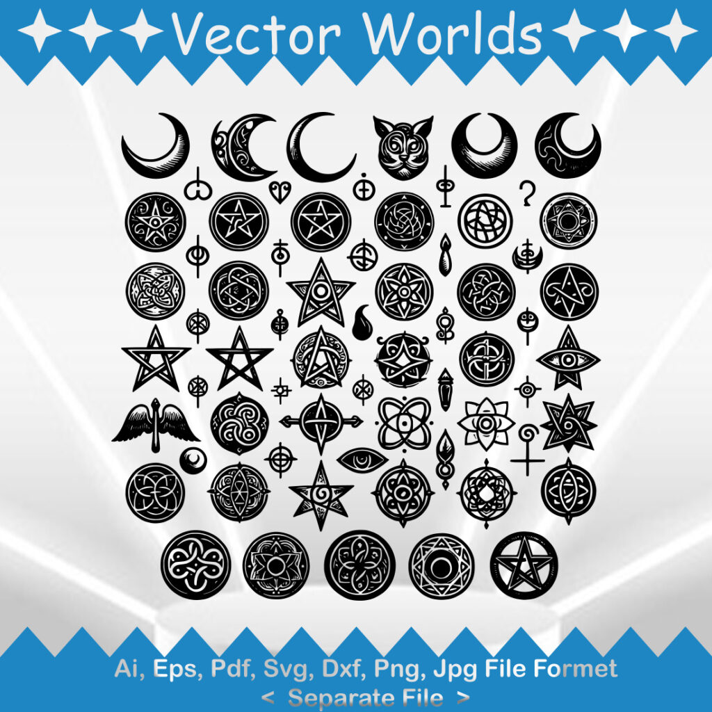 Pagan Symbols SVG Vector Design - MasterBundles