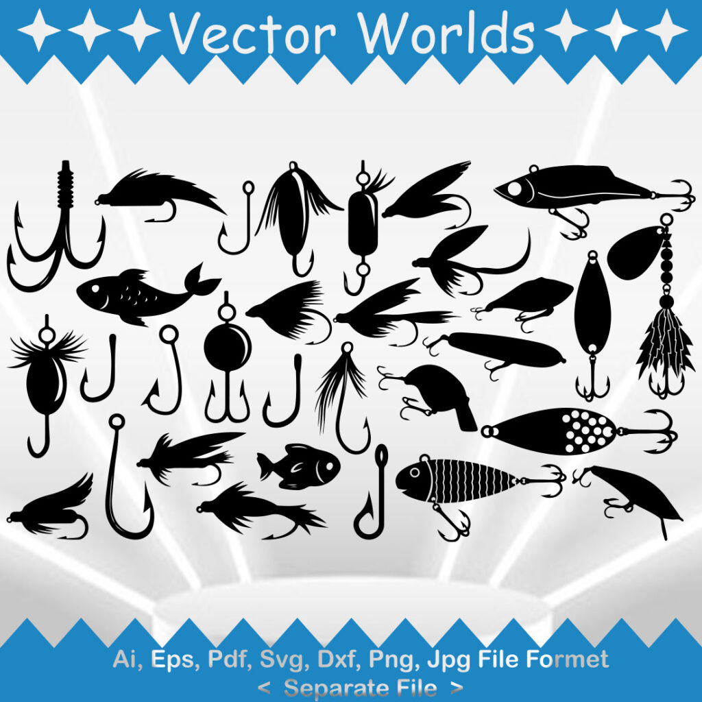Fishing Lure SVG Vector Design - MasterBundles