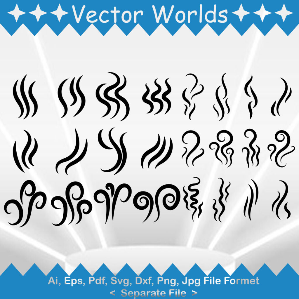 Perfume Smoke SVG Vector Design - MasterBundles