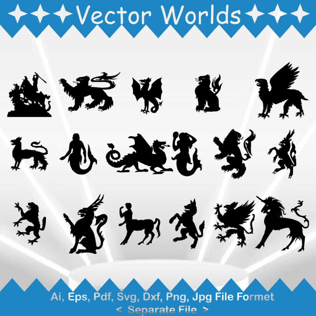 Mythical Wilderness Creature SVG Vector Design - MasterBundles