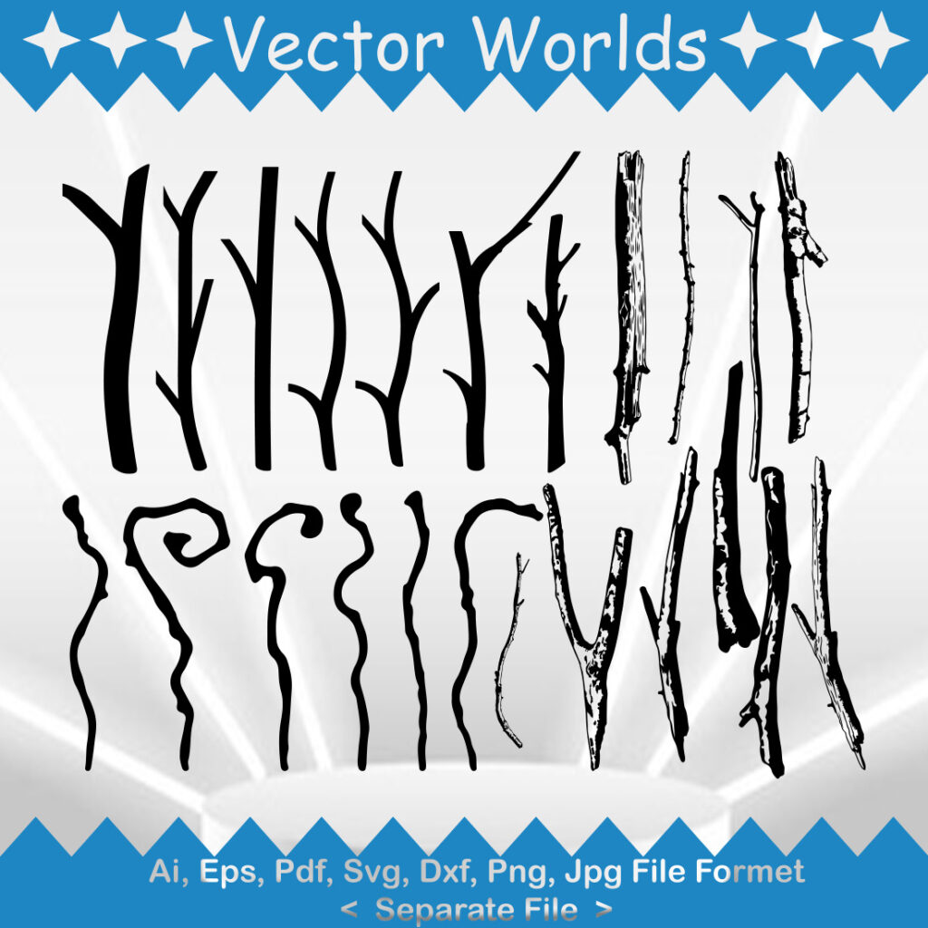 Wooden Stick SVG Vector Design - MasterBundles