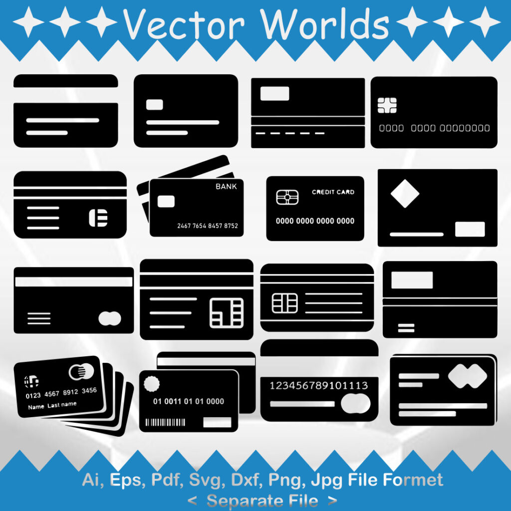 Credit Card SVG Vector Design - MasterBundles