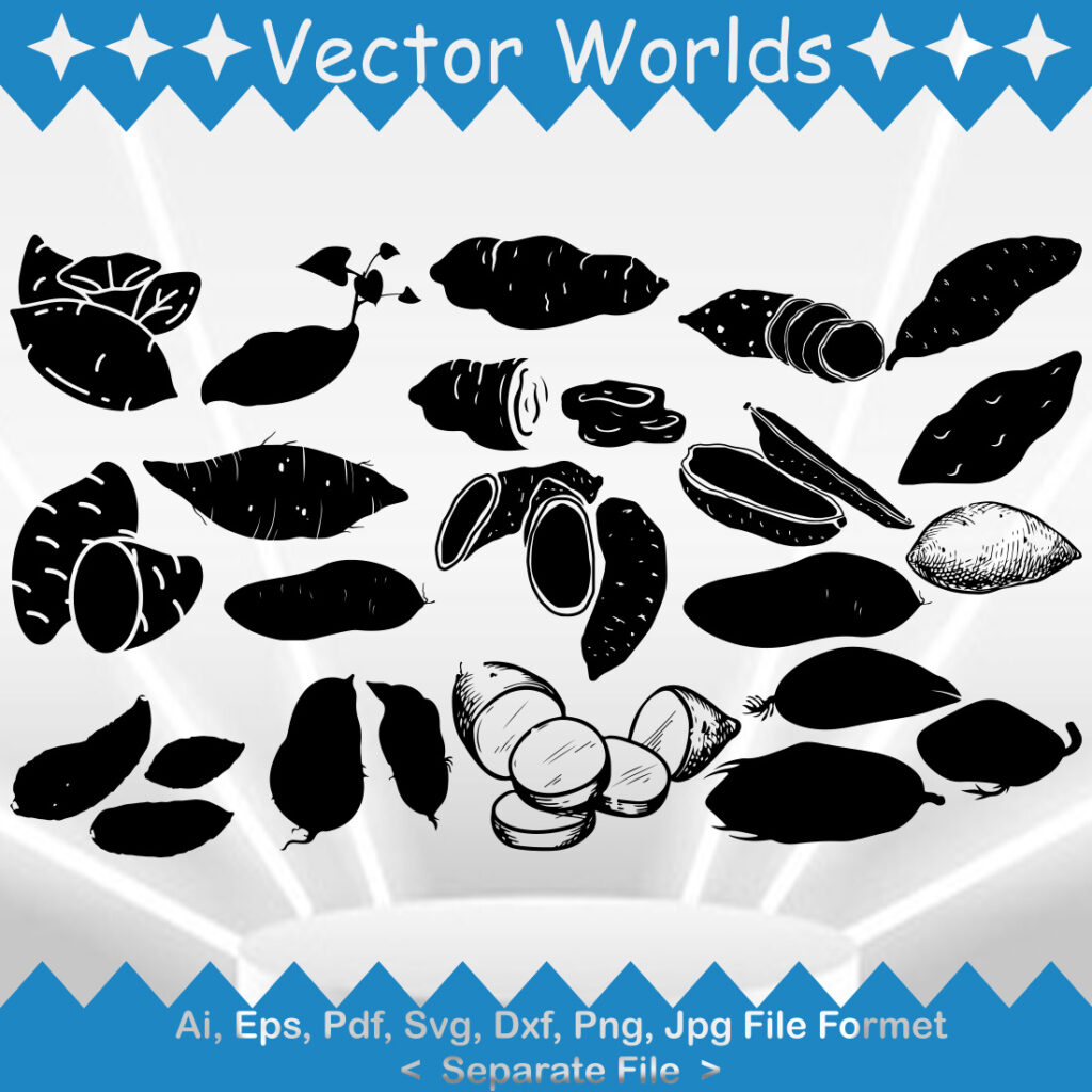 Sweet Potato SVG Vector Design - MasterBundles