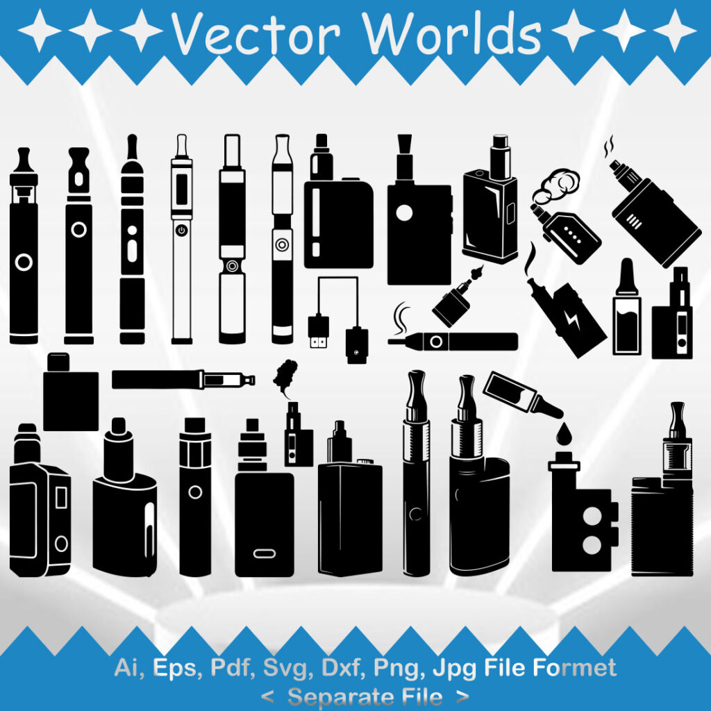 Vape SVG Vector Design - MasterBundles