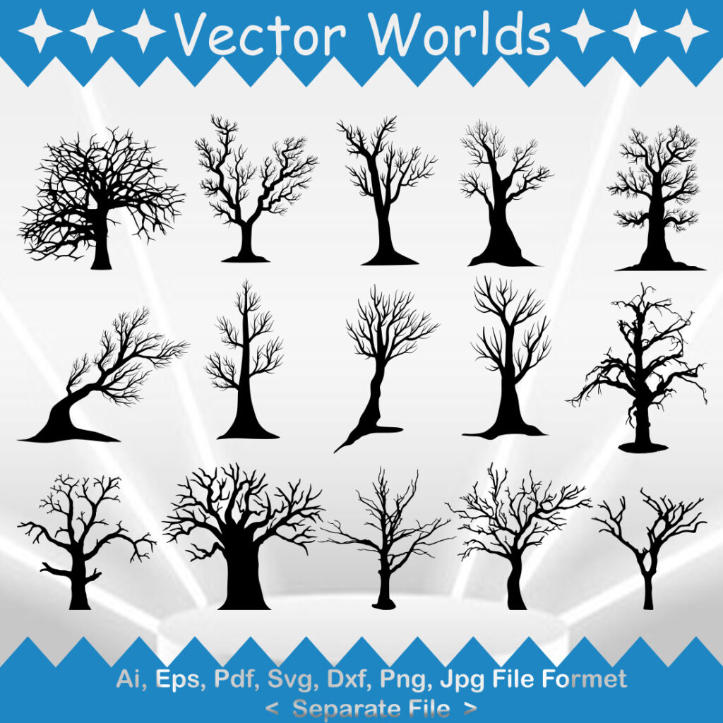 Branches Tree SVG Vector Design - MasterBundles