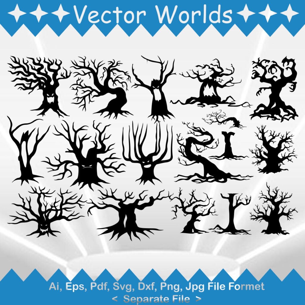 Spooky Roots SVG Vector Design - MasterBundles