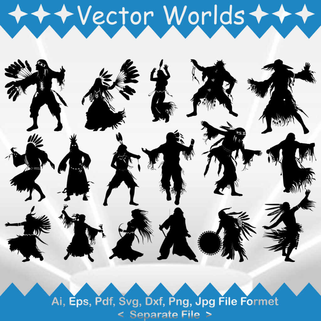 Native Dances SVG Vector Design - MasterBundles