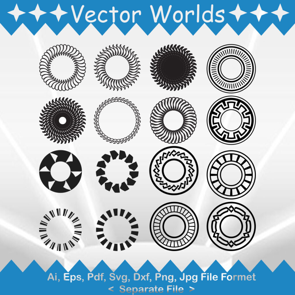 Spinners Frisbee SVG Vector Design - MasterBundles