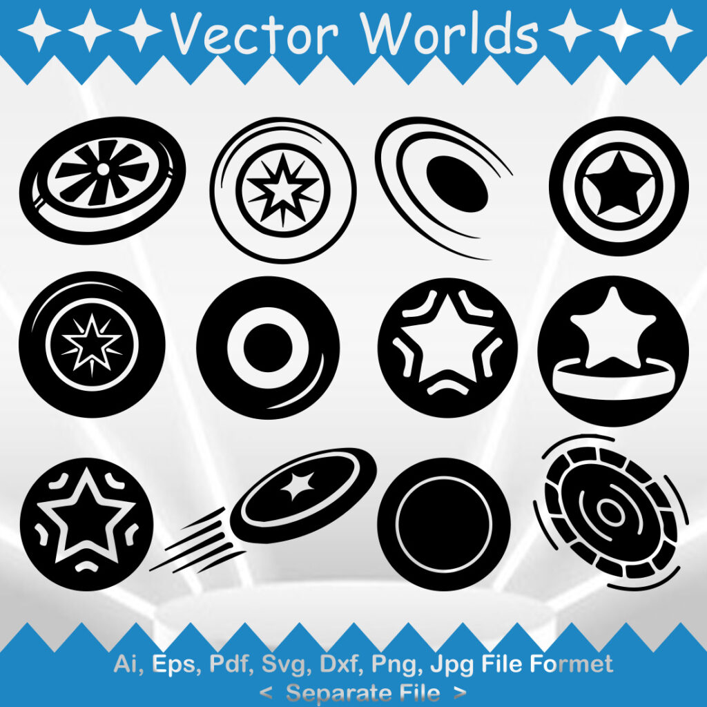 Frisbee SVG Vector Design - MasterBundles