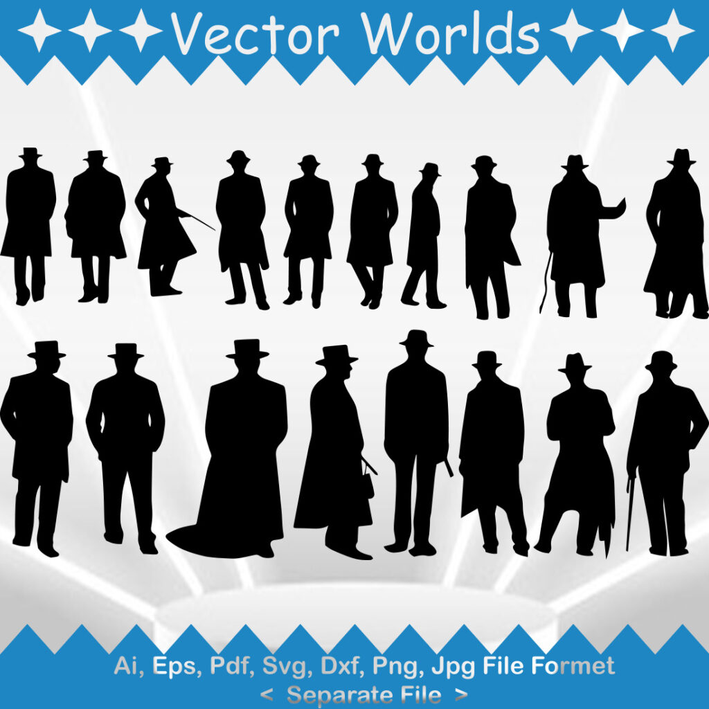Gentleman SVG Vector Design - MasterBundles