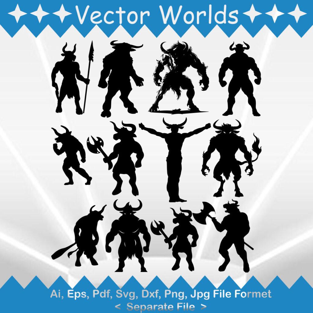 Minotaur SVG Vector Design - MasterBundles